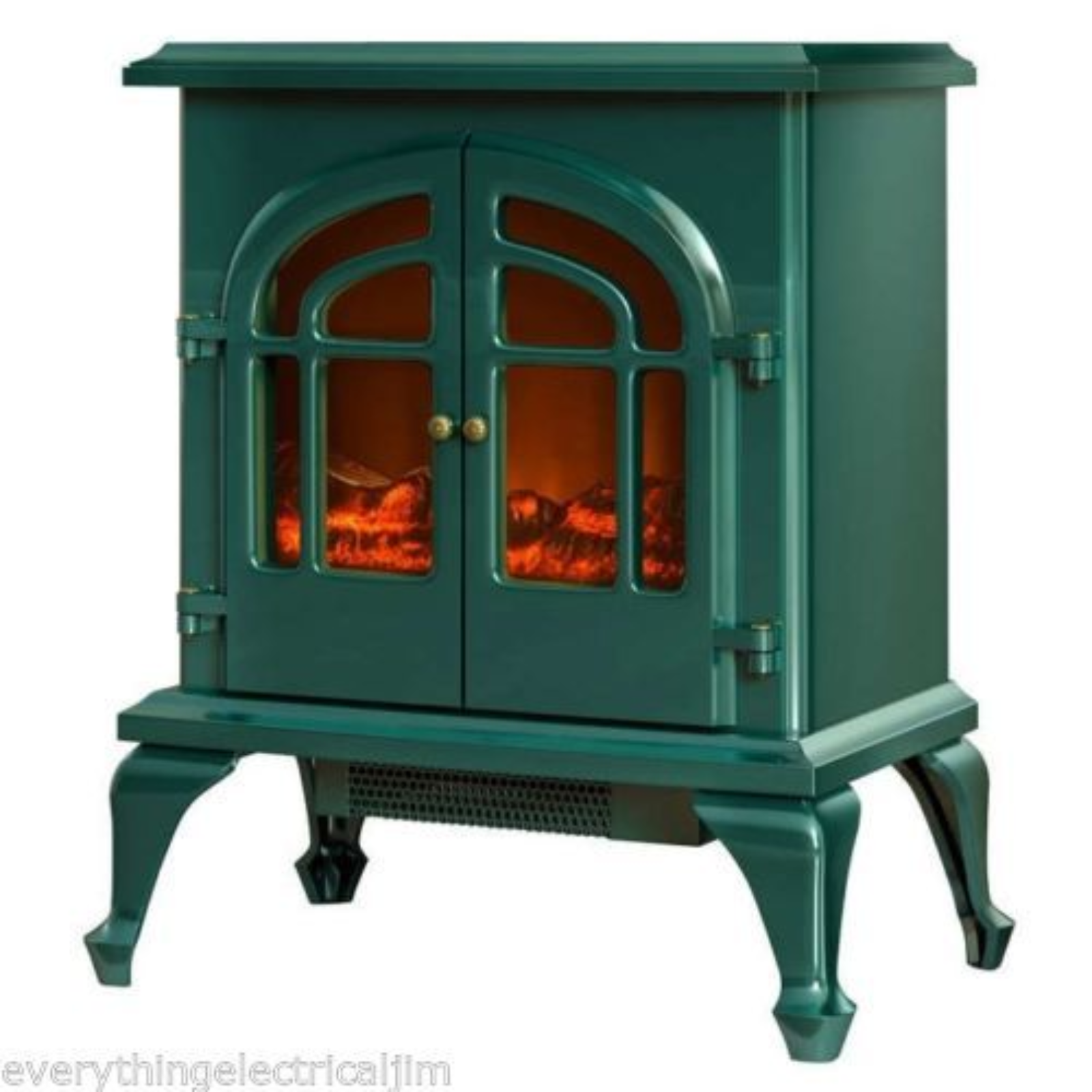 Warmlite WL46001G Log Effect Stove Fire 2000W - Green - Kettle and ...