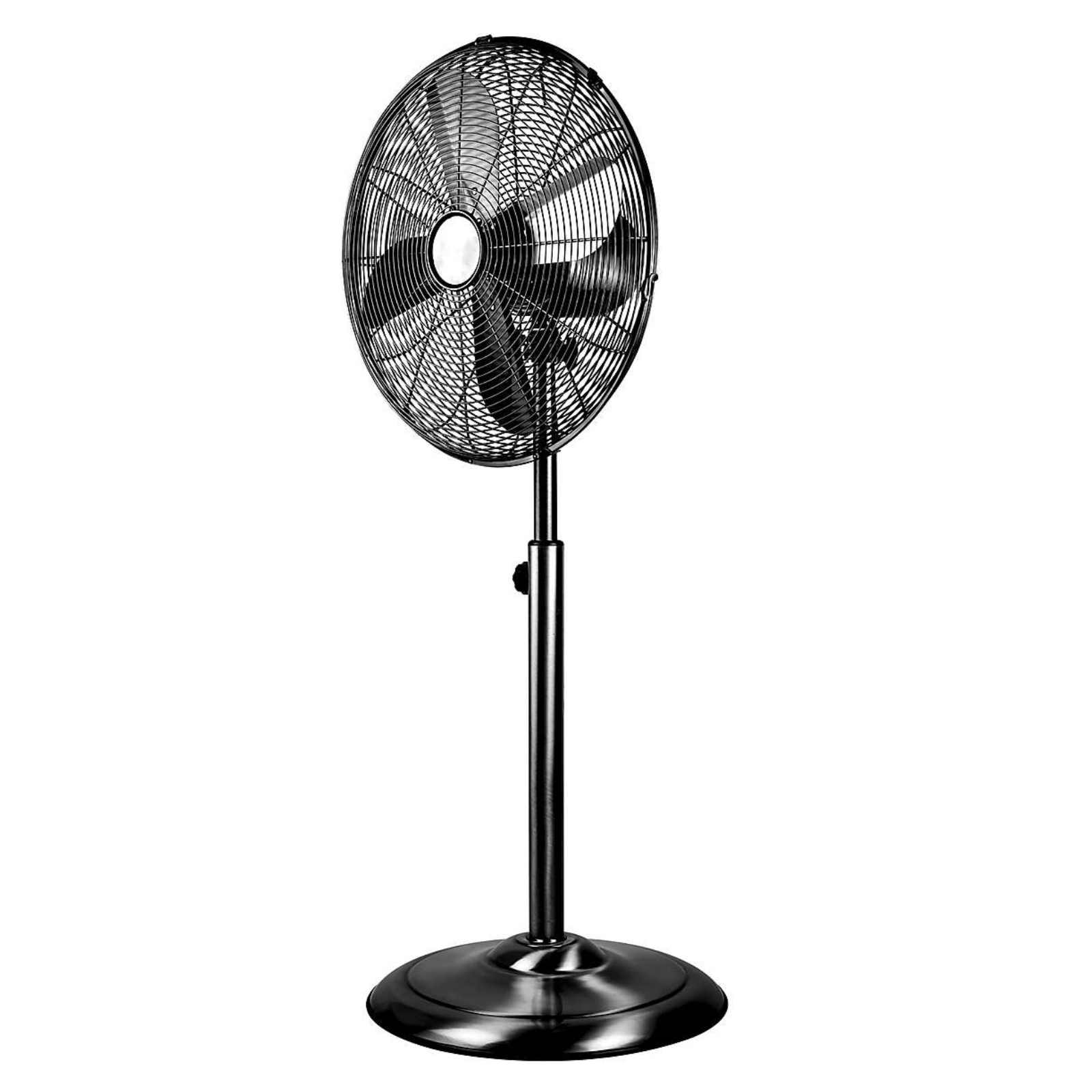 Dunelm 30204395 Pedestal Fan Black Kettle And Toaster Man