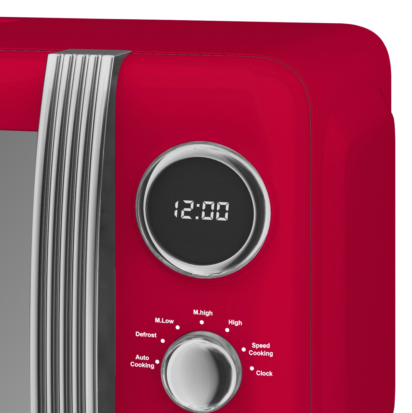 Swan SM22030RN Retro Digital Microwave 20L - Red - Kettle and Toaster Man