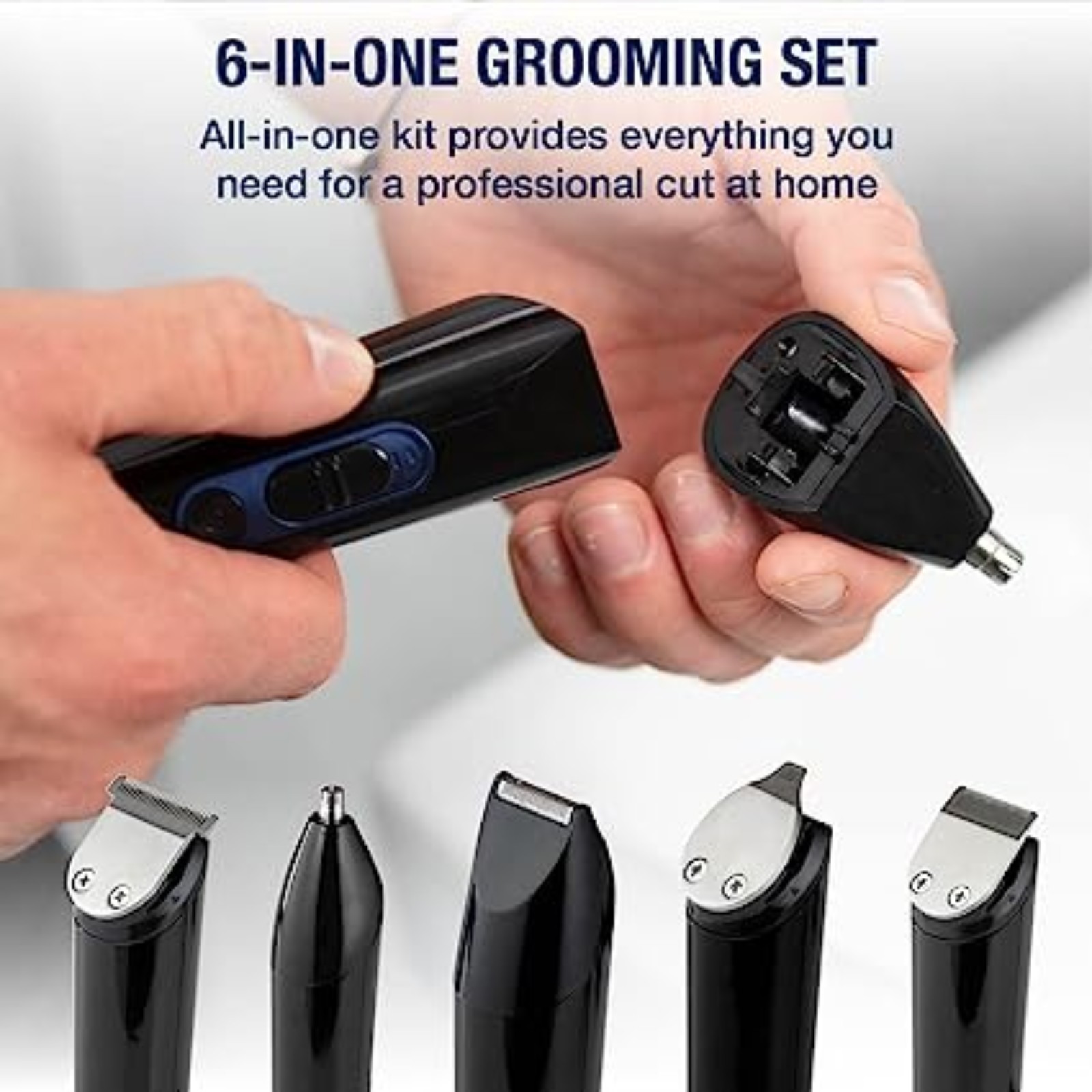 Carmen C81139 6 In 1 Cordless Grooming Set - Kettle and Toaster Man
